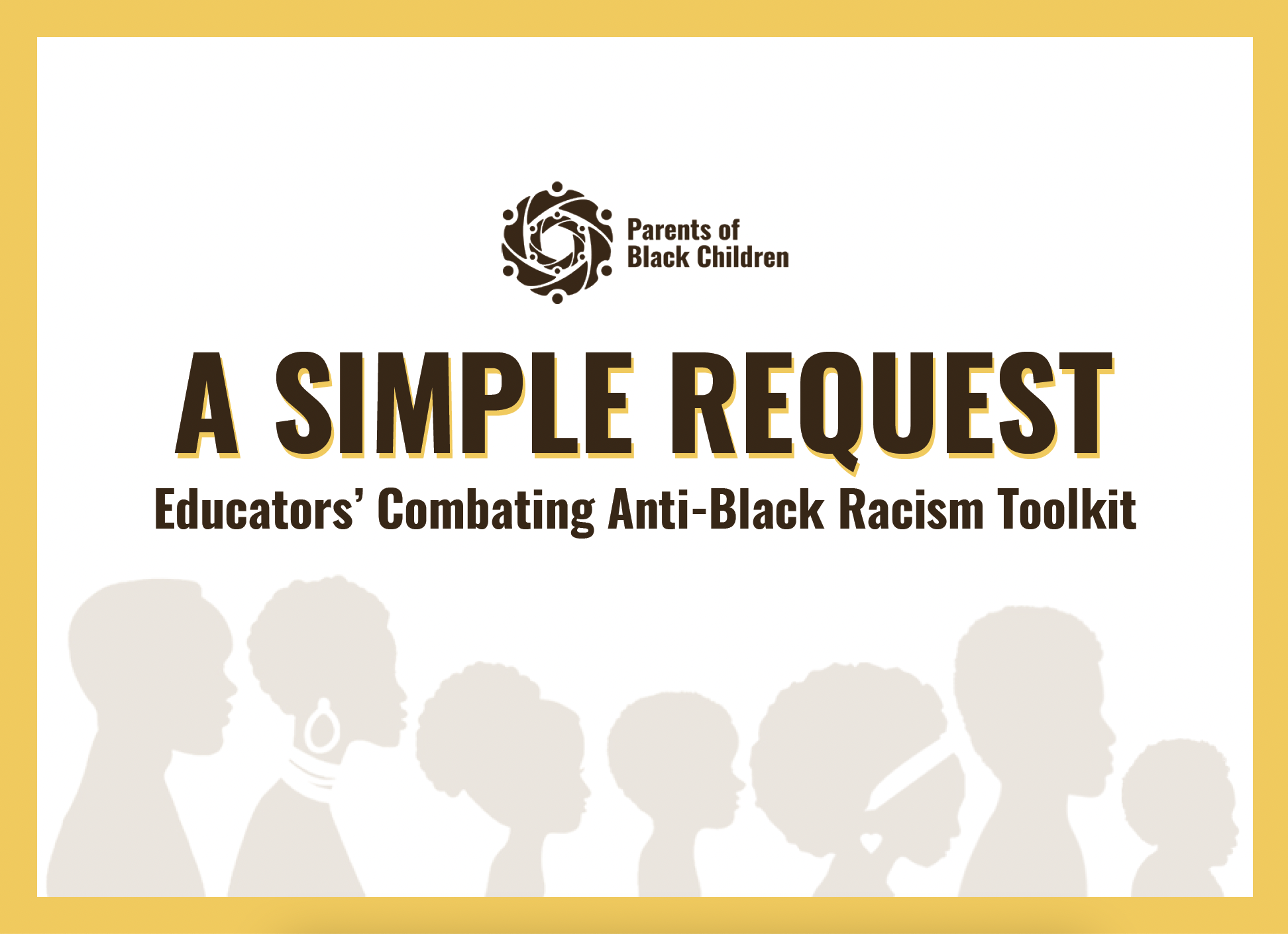 Parents of Black Children advocacy group collaborated with DAYO Media & Communications to create ...